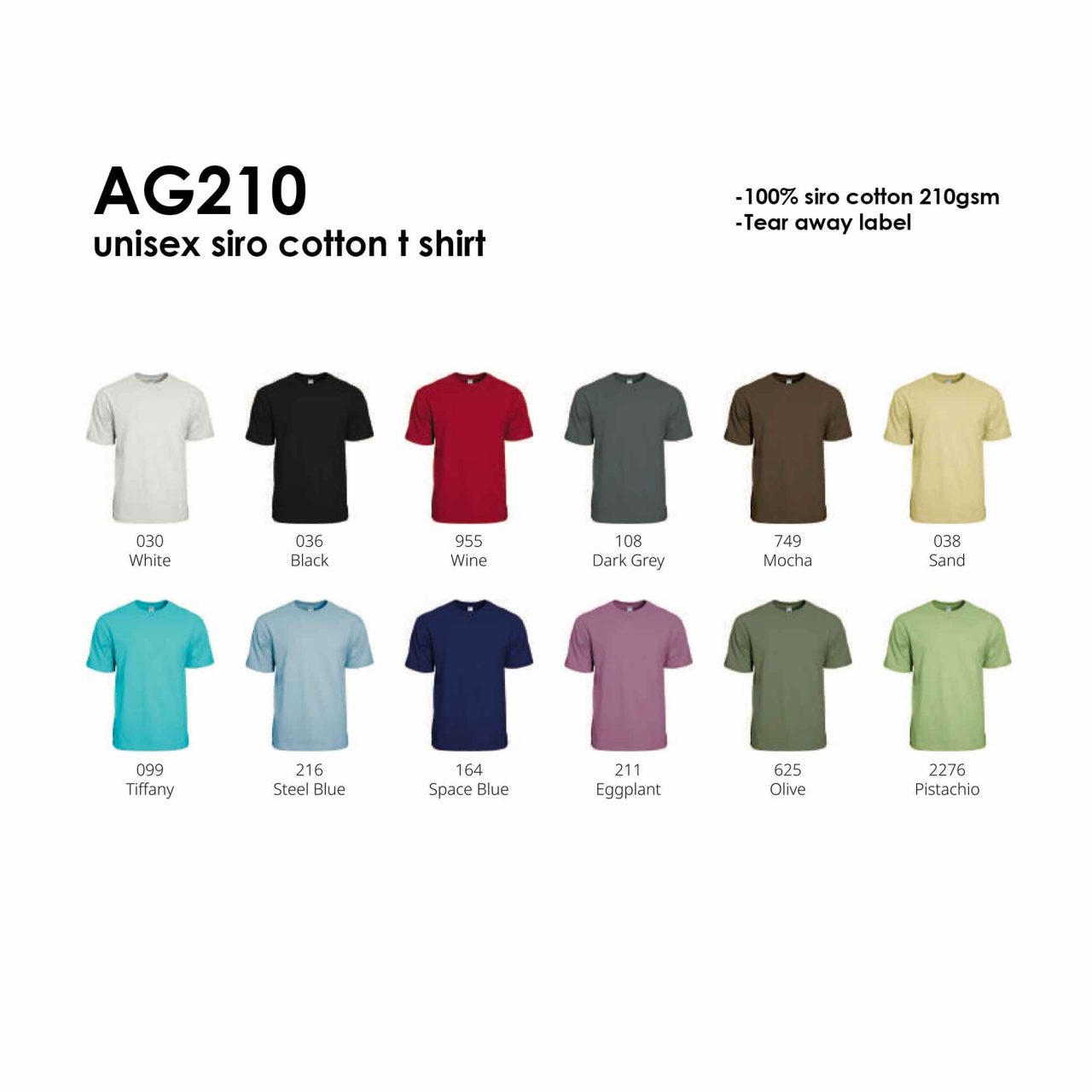 Cotton Round Neck T-Shirts Singapore | Bulk Custom Printing ...
