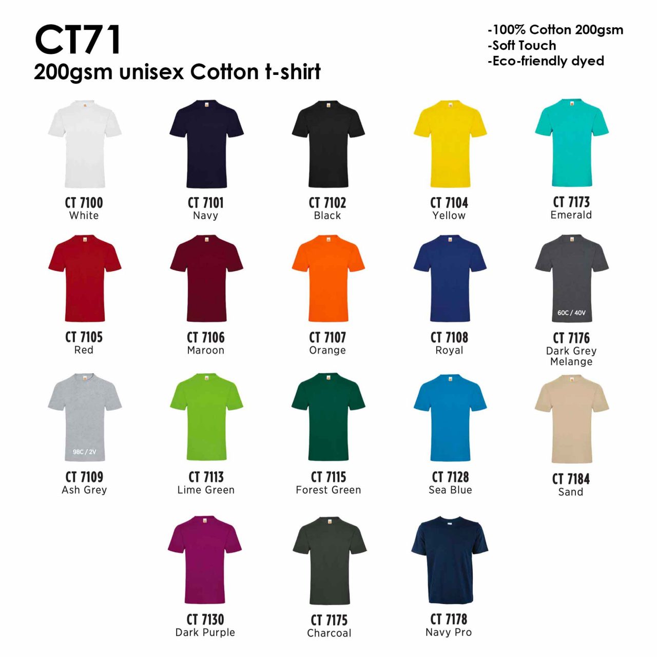Custom Cotton Round Neck T-Shirt Printing in Singapore | Monster Prints